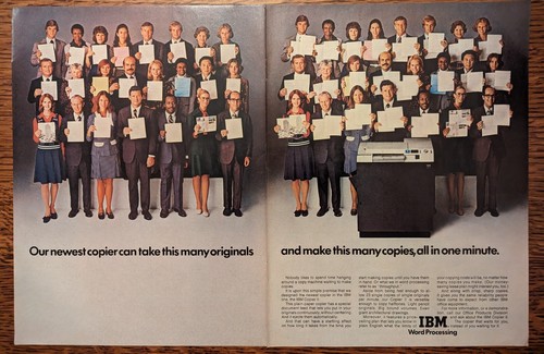 IBM Copier 1973 Vintage Office Staff Print Ad | eBay