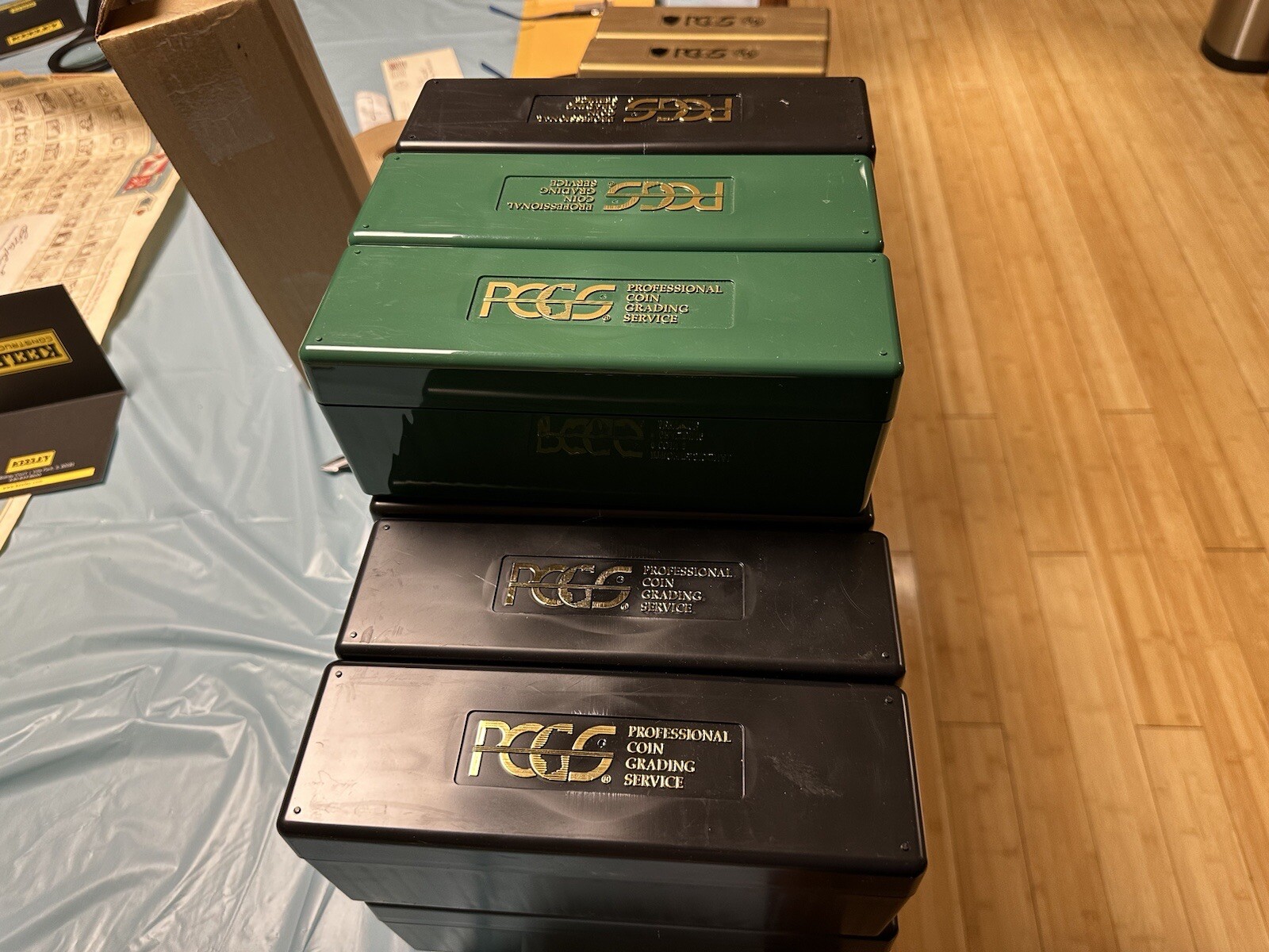 PCGS Plastic Storage Boxes Each Holds 20 Slabbed Coins Excellent ...