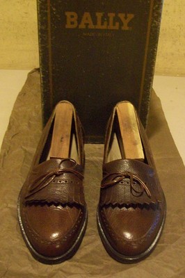 New Bally Manchester Vitello 6.5 M brown (3507) | eBay