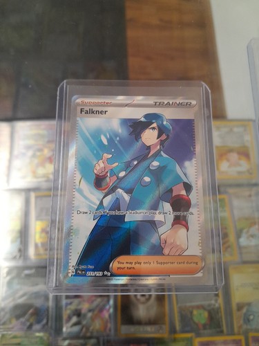 POKEMON PALDEA EVOLVED FALKNER 251/193 ENGLISH CARD IN HAND | eBay