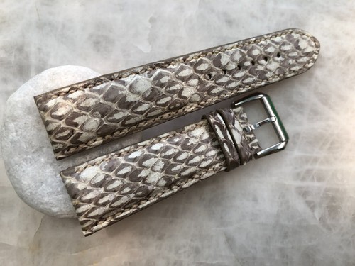22mm/20mm Python Print Leather Watch Strap Band | eBay