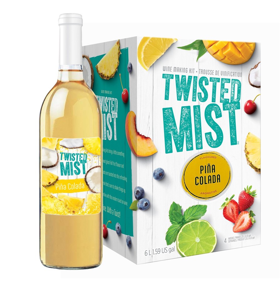 Twisted Mist Piña Colada 6L Wine Ingredient Kit (Limited Release) | eBay