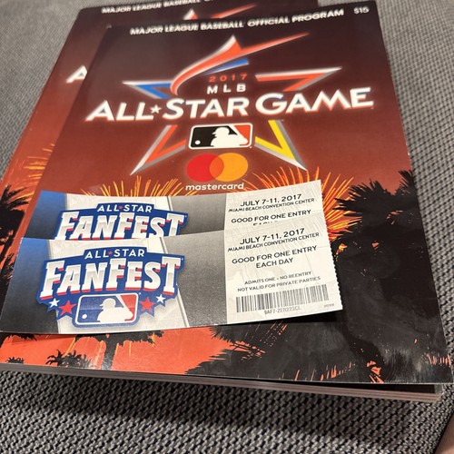 2017 Major League Baseball Official MLB All-Star Game Program + 2 ...