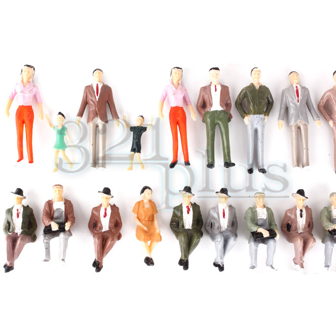 100 pcs. 1/32 Scale Figures Scale Model Supplies Plastic Live Steam 1: ...
