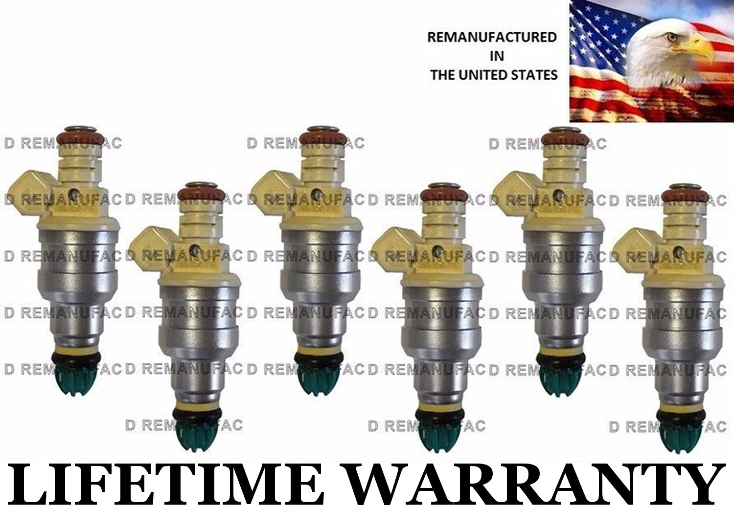 Upgrade 4hole Genuine Bosch 6x Fuel Injectors For BMW 87- 88 528E 1988 ...
