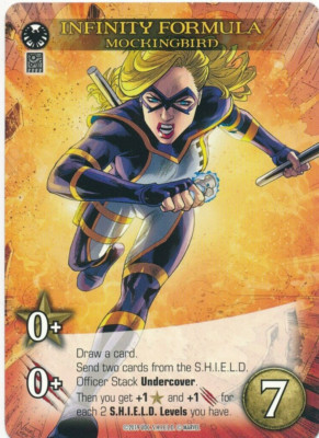 MOCKINGBIRD Upper Deck Marvel Legendary S.H.I.E.L.D. SHIELD SP INFINITY ...