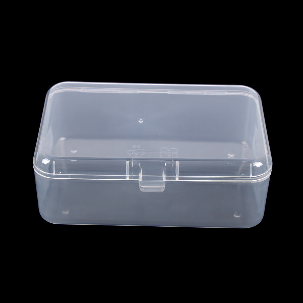 10Pcs Plastic Storage Box Small Clear Box Jewelry Organizer Case ...