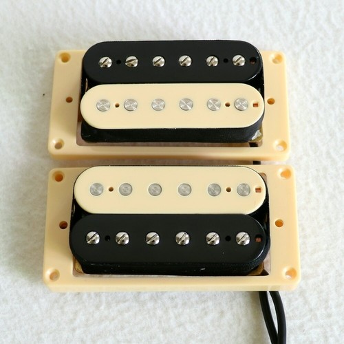 Zebra Les Paul Epiphone Electric Guitar Pickups Humbucker Set of 2 Dual ...