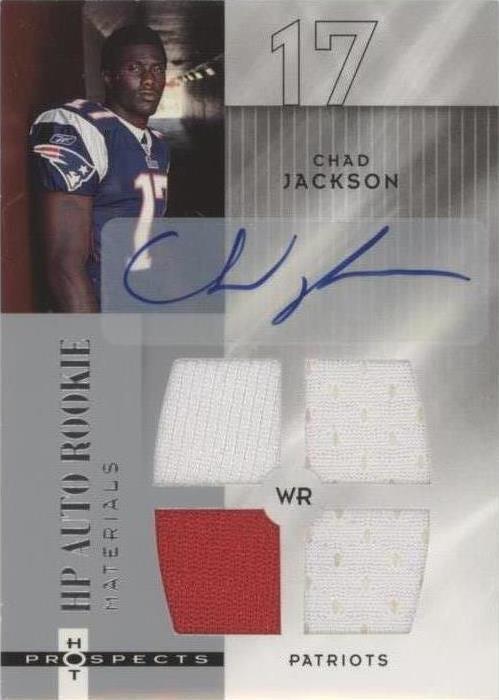 2006 Fleer Hot Prospects - HP Auto Rookie Materials Chad Jackson #217 / ...