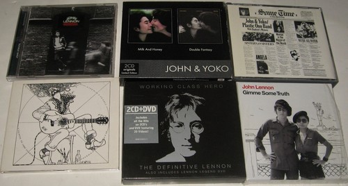 JOHN LENNON lot of 4 Cd Box Sets and 2 extras ALL Ex to NMINT condition ...