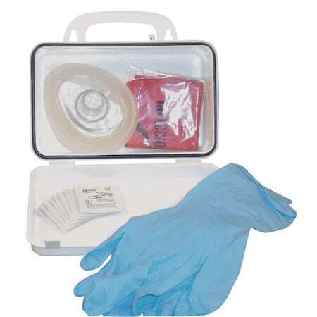 Medi-First 35481 Cpr Kit, Plastic Box, 14 Components, 10 People Served ...