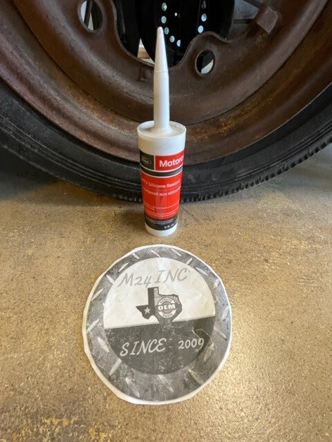 (1) Genuine OEM TA31 Ford Motorcraft RTV Silicone Sealant Grey Oil Pan ...