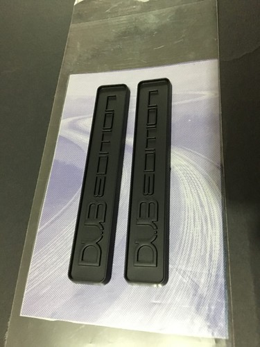 2x Matte Black DUB Edition Emblem Badge | eBay