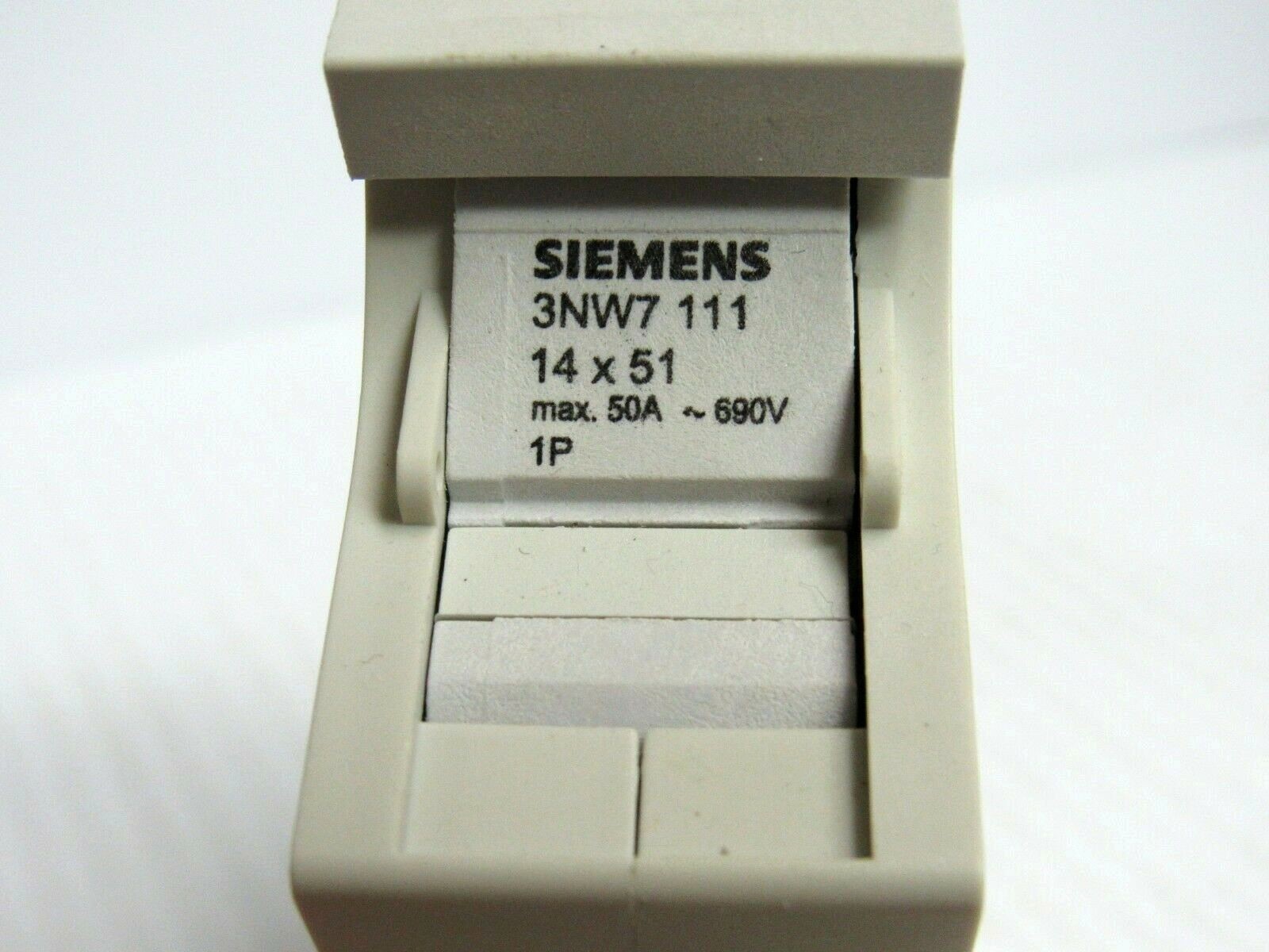SIEMENS FUSE HOLDER 3NW7 111 3NW7111 14X51 1 POLE 1P 690V 50 AMP A 50A ...