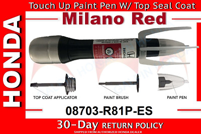 Genuine OEM Honda Touch Up Paint Pen - R-81P Milano Red | R-81P | OE ...