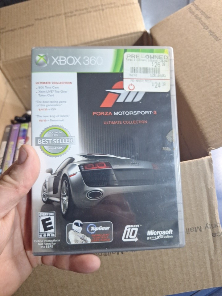 Forza Motorsport 3: Ultimate Collection Platinum Hits Xbox 360 Complete ...