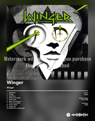 Winger - Winger Album Art Poster (11x14) | eBay