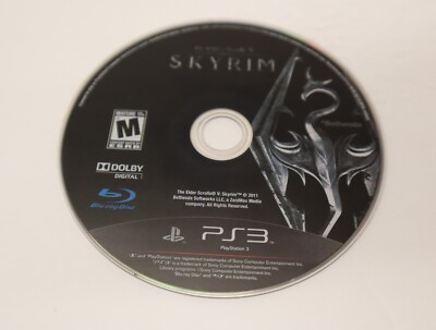 The Elder Scrolls V: Skyrim (PS3, 2011) Disc Only 93155117624| eBay