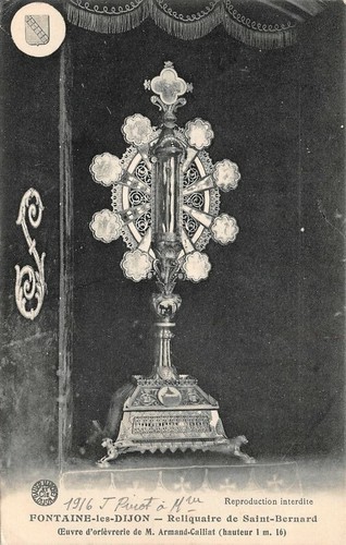 CPA FONTAINE-les-DIJON - Reliquaire de Saint Bernard (128133) | eBay