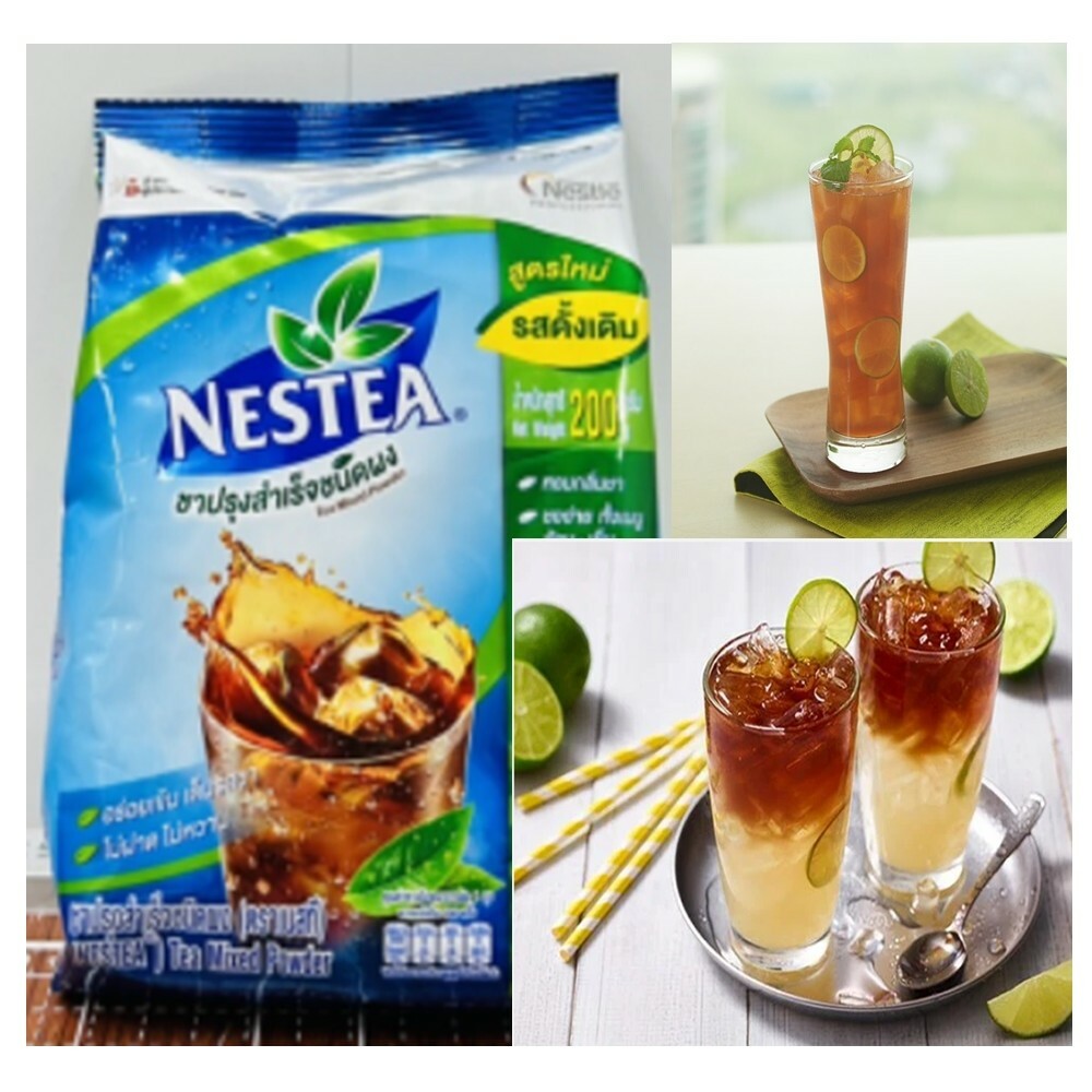 Tea Nestea Unsweetened No Sugar 100% Instant Powder Nestle Thai Tea 200 ...