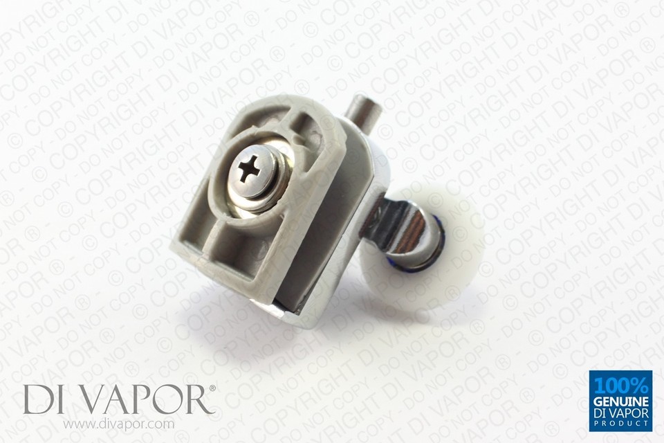 Di Vapor (R) Bottom Metal Double Shower Door Roller | 6mm to 8mm Glass ...