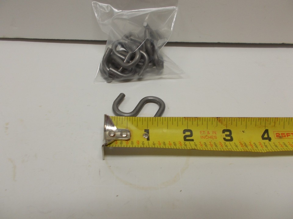 12 S Hooks (trapping supplies trap fasteners mighty hooks trap ...