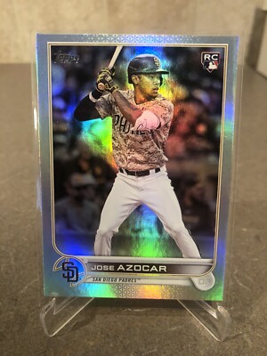 Jose Azocar Rainbow Foil Rookie Card RC 2022 Topps Update Baseball ...