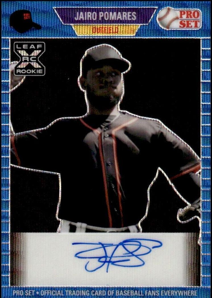 2021 Leaf Pro Set Metal - 1989 Pro Set Autographs Jairo Pomares #PA-JP1 ...
