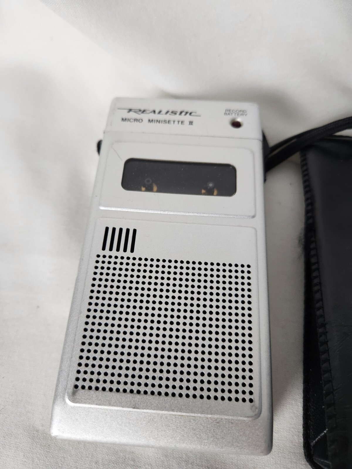 Vtg Realistic Micro Minisette II & Sanyo Micro Cassette Recorder For ...