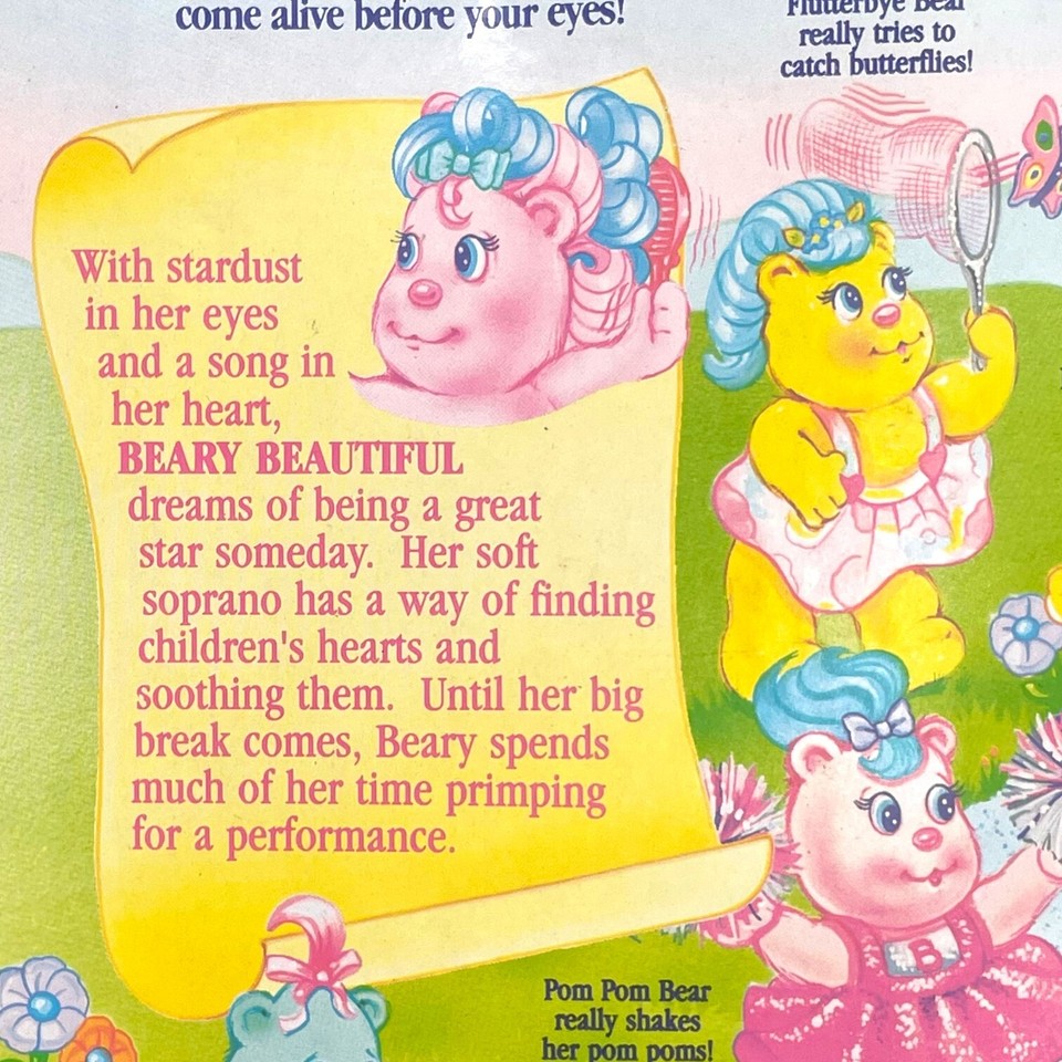 Vintage 1991 Tyco Bitsy Bears Beary Beautiful & Pink Comb NEW Factory ...