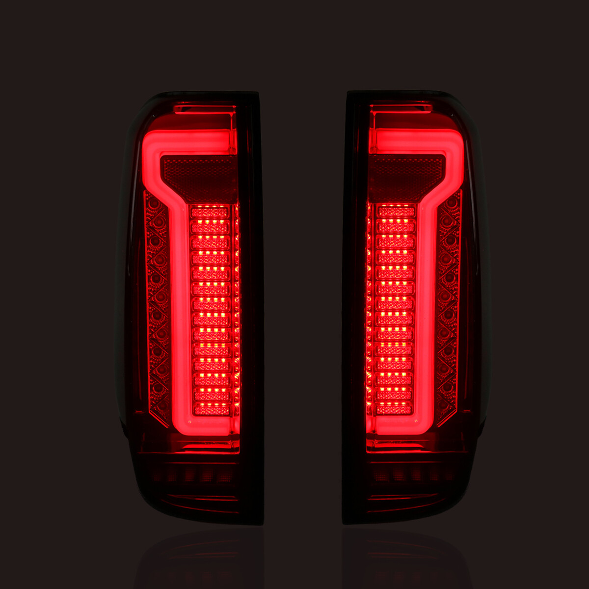 Smoked Black LED Tail Lights Lamp for Nissan Navara D40 2005-2014 ST ST ...