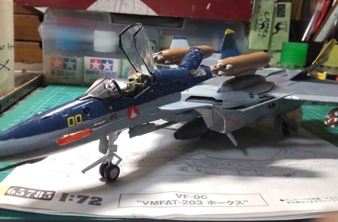 Macross Zero VF-0C VMFAT.Hawks Model Kit 1:72 HASEGAWA RARE | eBay