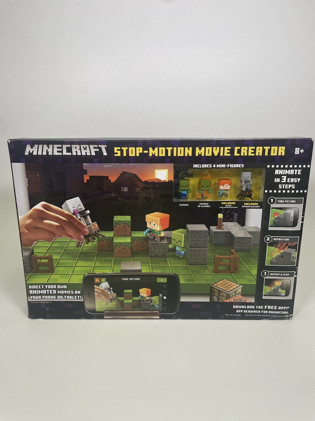 Minecraft Stop Motion Movie Creator Mattel Mojang DYT67 New Sealed ...