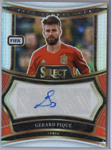 2024-25 PANINI SELECT FIFA GERARD PIQUE SIGNATURES AUTO AUTOGRAPH SP ...