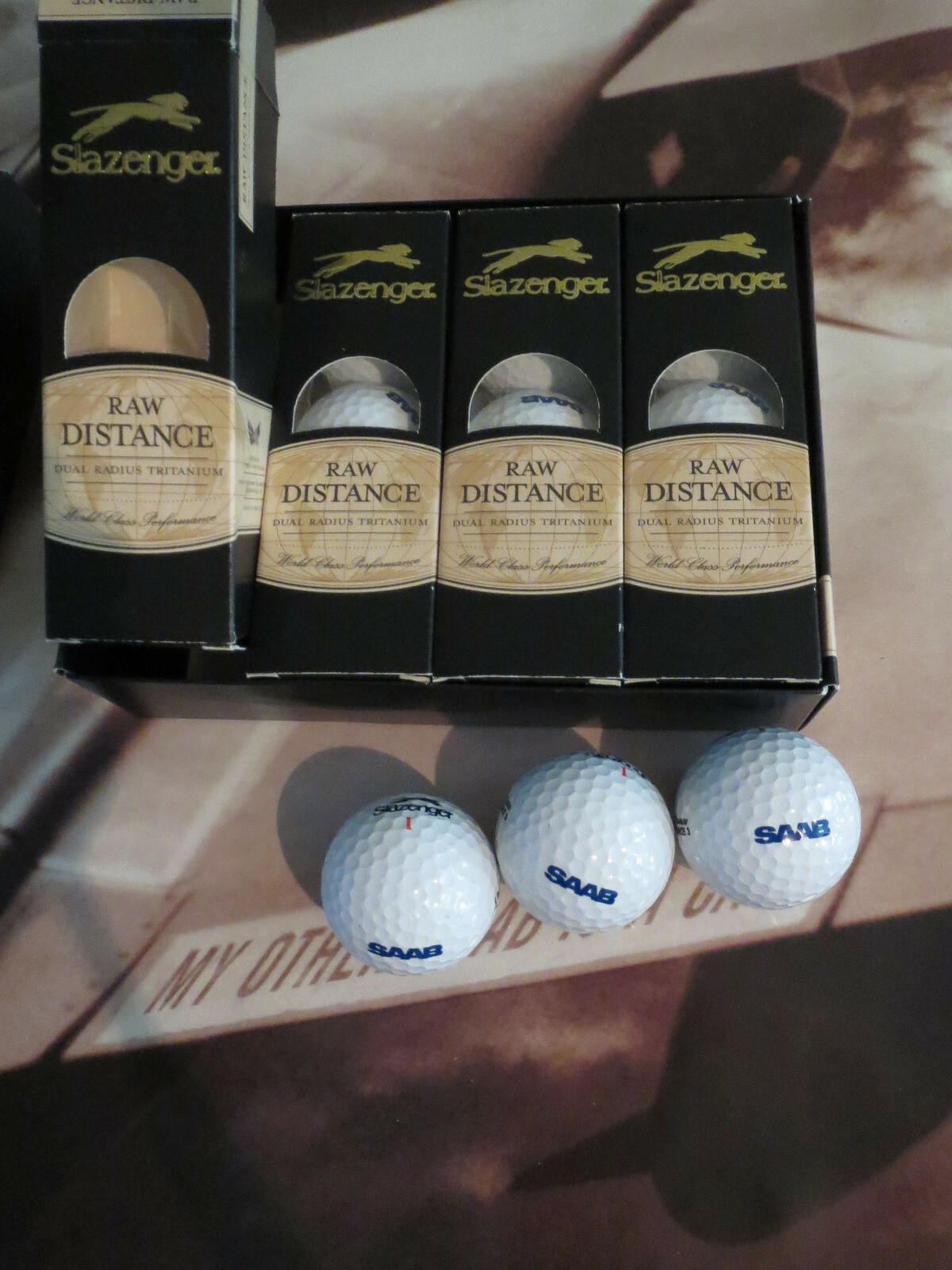 SAAB Slazenger Golf Balls. New Old Stock | eBay