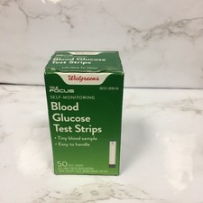 Walgreens True Focus Blood Glucose Test Strips 50ct for sale online | eBay