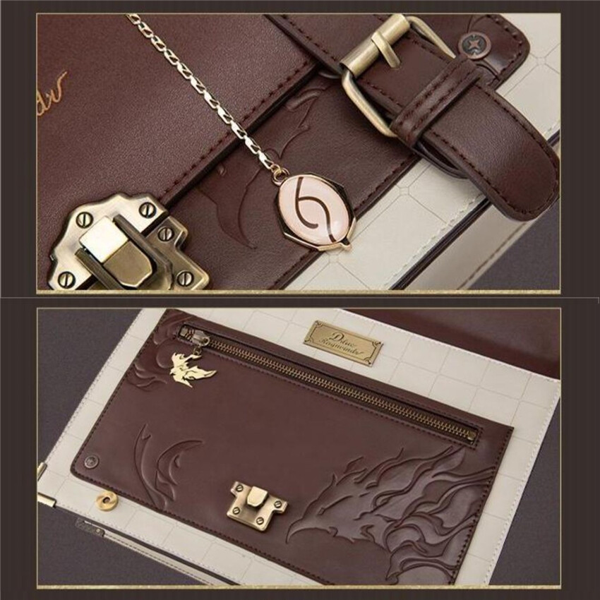 Genshin Impact Official Diluc Theme Handbag Messenger Bag PU Crossbody ...