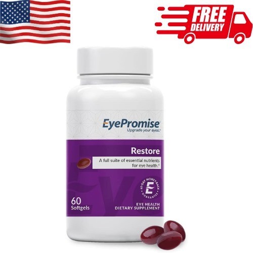EyePromise Restore Supplement Complete Macular Health Formula 60 ...