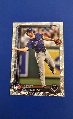 Toronto Blue Jays Ernie Clement 2025 Topps Series One Baseball Card ...