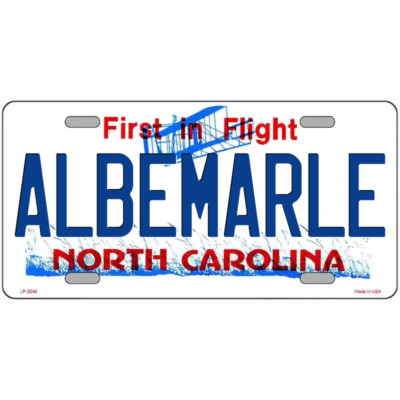 Albemarle North Carolina Metal Sign | eBay