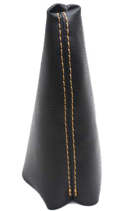 Vinyl Black w/Yellow Stitch Manual Shift Boot Fits 07-14 Mini Cooper ...