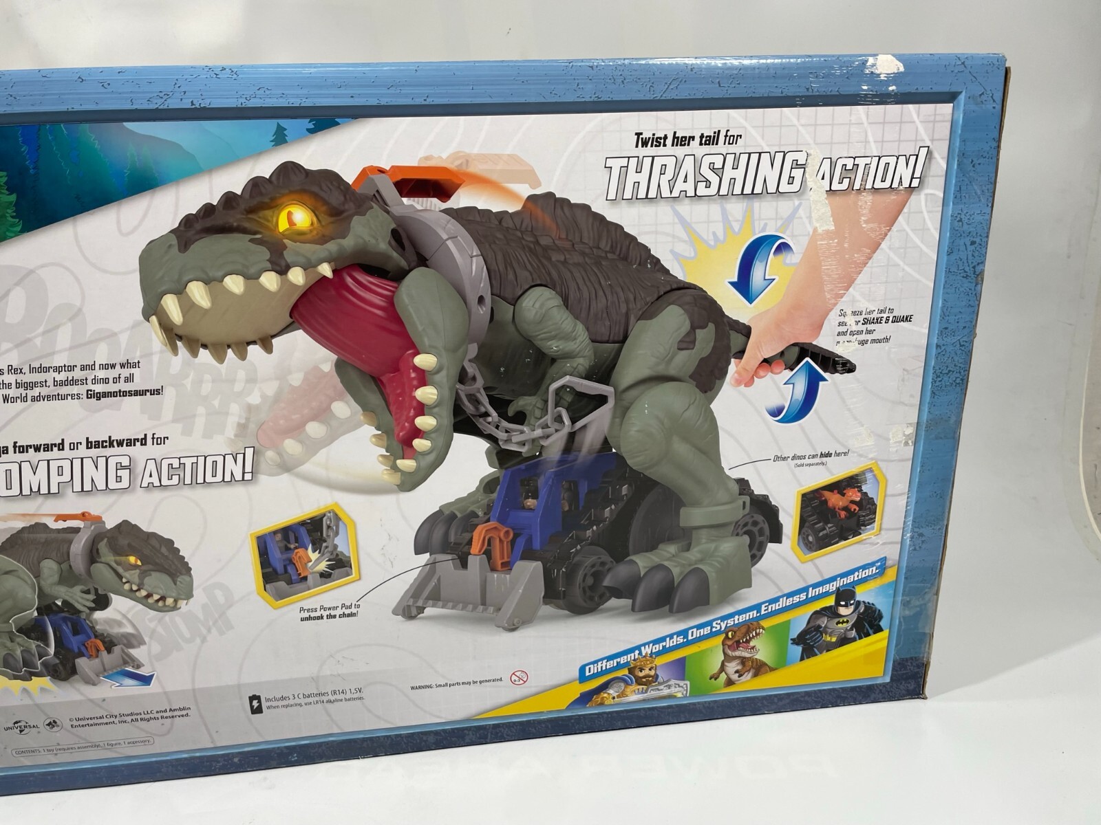 Dino Fisher-Price Imaginext Jurassic World Dominion Mega Stomp Giga NO ...