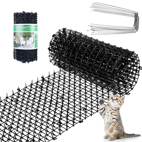 4M Cat Scat Mat Animal Spikes Anti-Cat Deterrent Keep Away Safe Garden ...