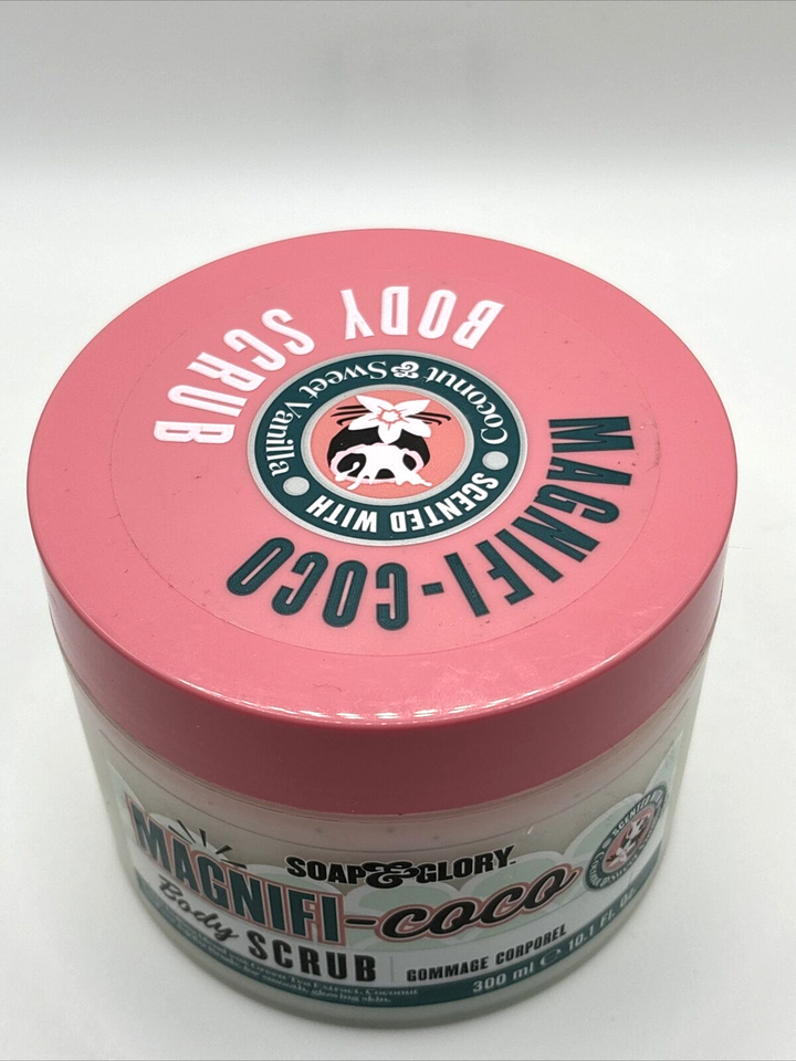 Soap & Glory Magnifi-Coco Body Scrub Sweet Vanilla & Coconut Sent 10.1 ...