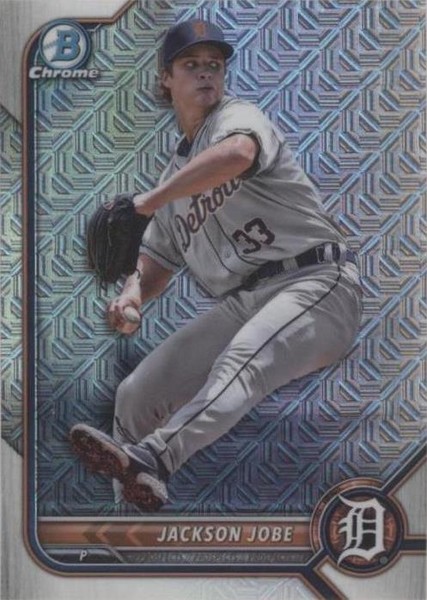 2022 Bowman Chrome - Prospects Mojo Refractor #BCP-201 Jackson Jobe (RC ...