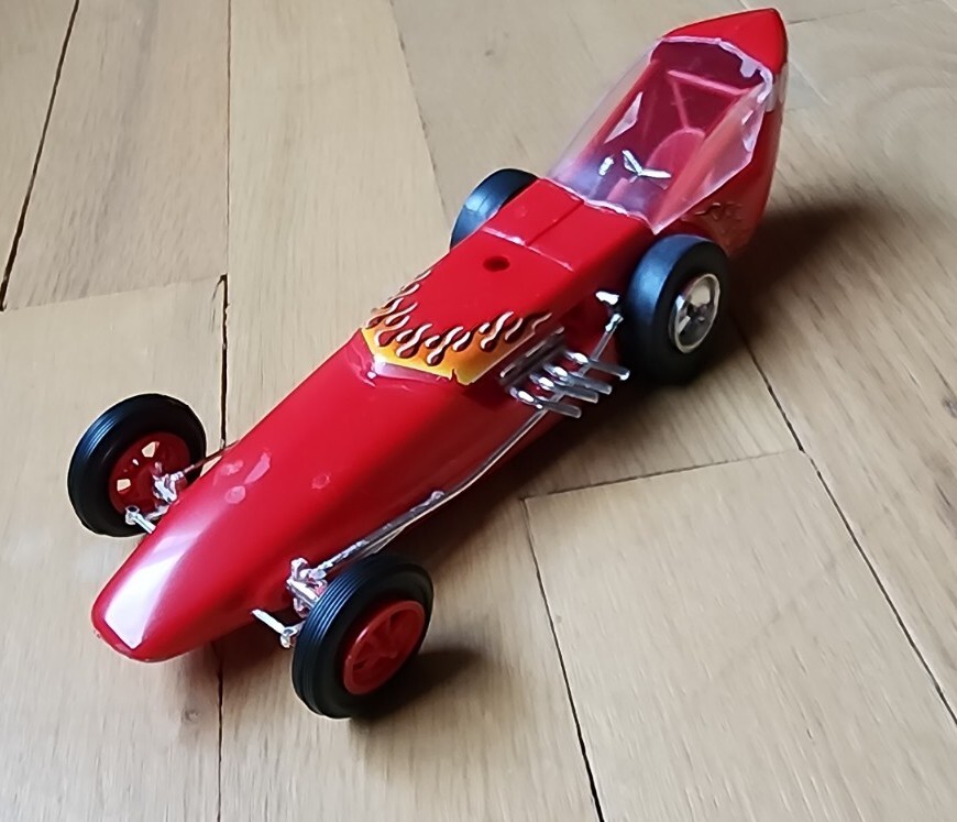 Vintage 1960s AMT 1/25 Streamliner from Fiat Double Dragster Kit ...