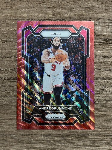 2023-24 Panini Prizm Andre Drummond Red Wave Prizm COLOR MATCH #256 ...