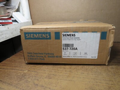 Siemens 537-720A Fume Hood Panel Assembly New sealed in Bag | eBay