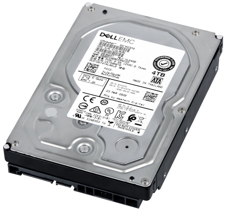 DELL 0YH3T9 4TB 7.2K 256MB SATA III 3.5'' HUS726T4TALA6L0 | eBay