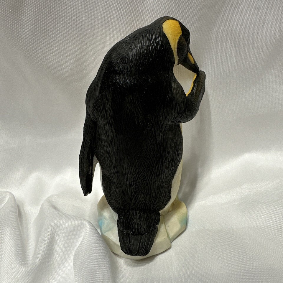 4” Tall Resin Penguin Figurine On Ice Base | eBay